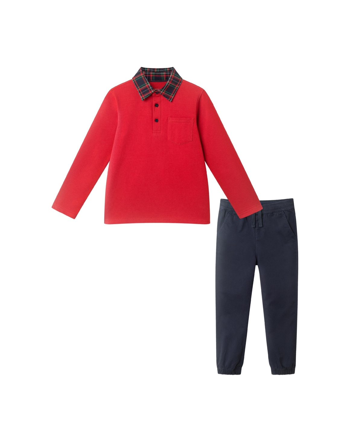 Click here for Andy & Evan Little Boys Toddler/Child Red Polo w/P... prices