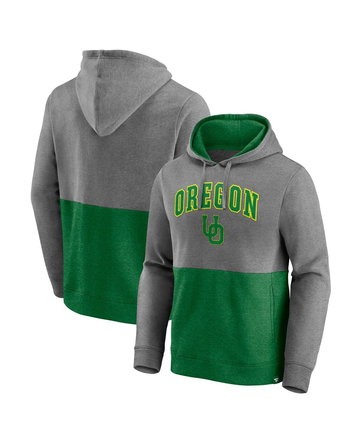 Click here for Fanatics Mens Heather Gray/Heather Green Oregon Du... prices
