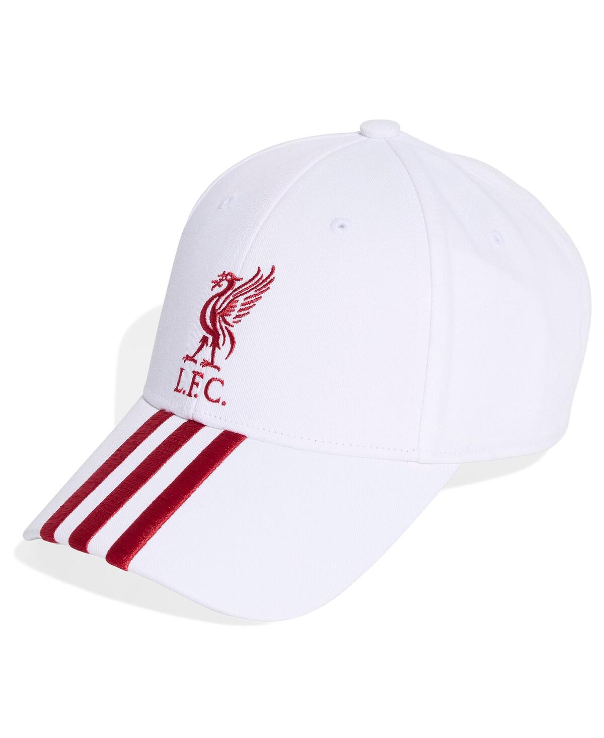 Click here for Adidas Mens and Womens White Liverpool Three-Strip... prices