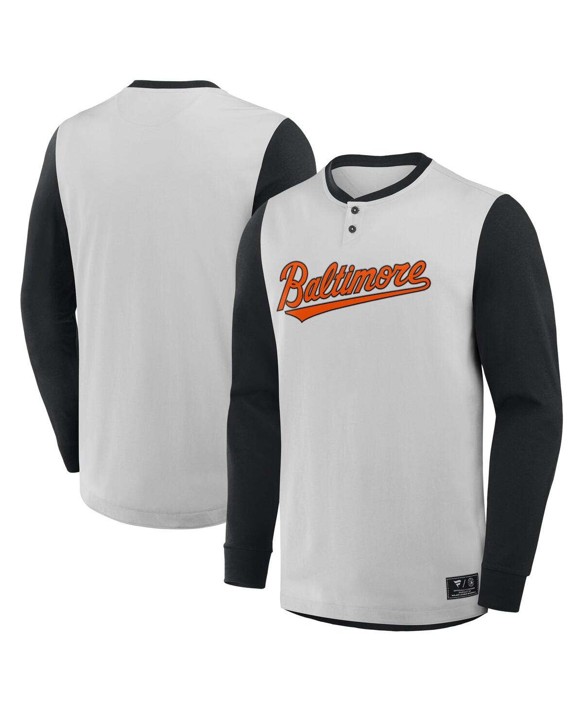 Click here for Fanatics Mens Gray/Black Baltimore Orioles Clubhou... prices