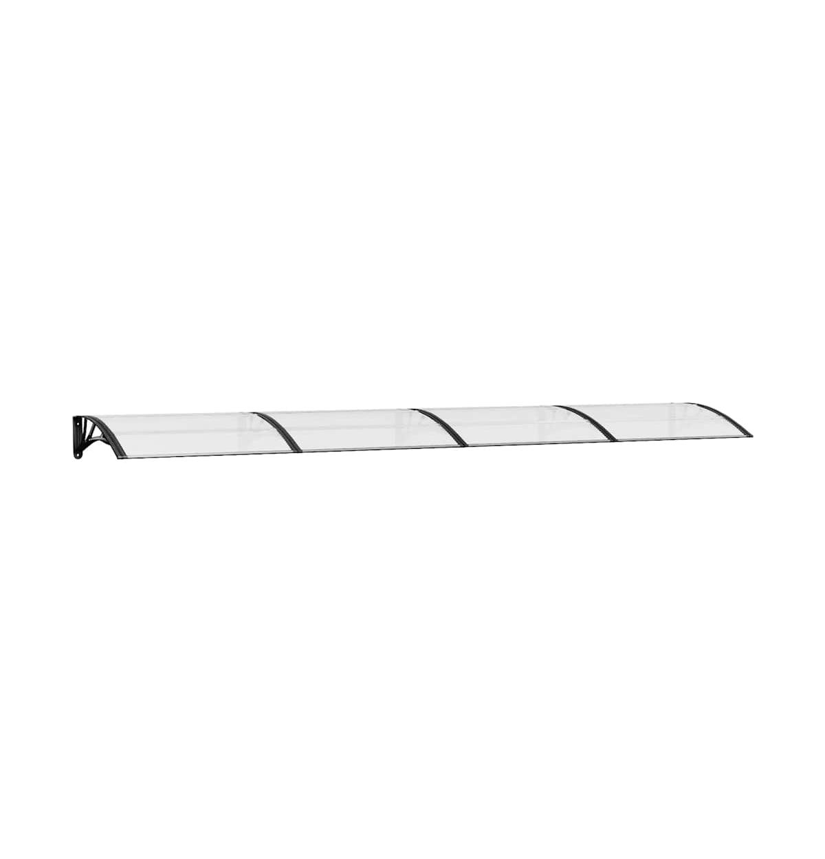 Click here for Door Canopy Black  Transparent Polycarbonate  Abs... prices