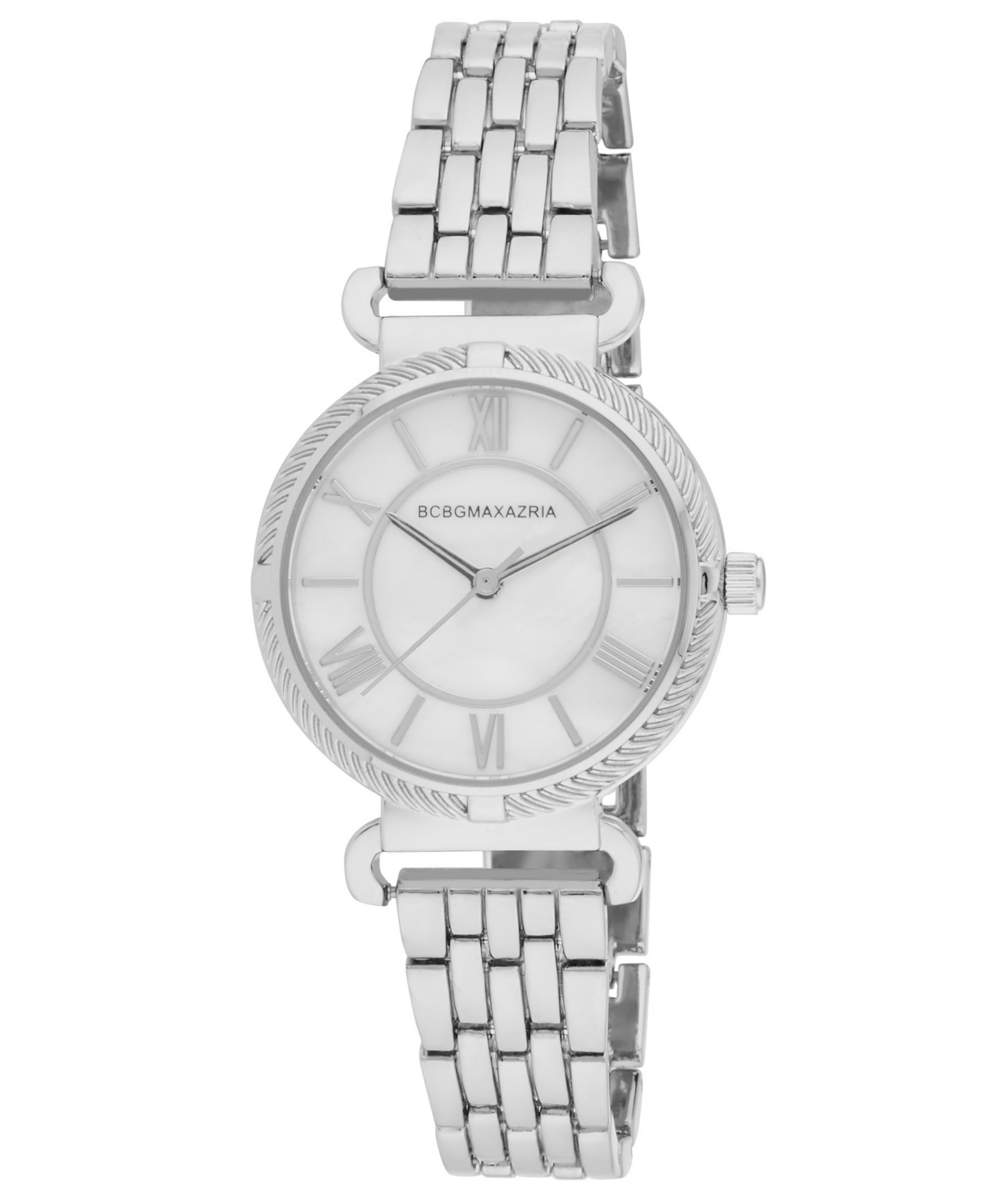 Click here for Bcbgmaxazria Womens Alara Silver Stainless Steel B... prices