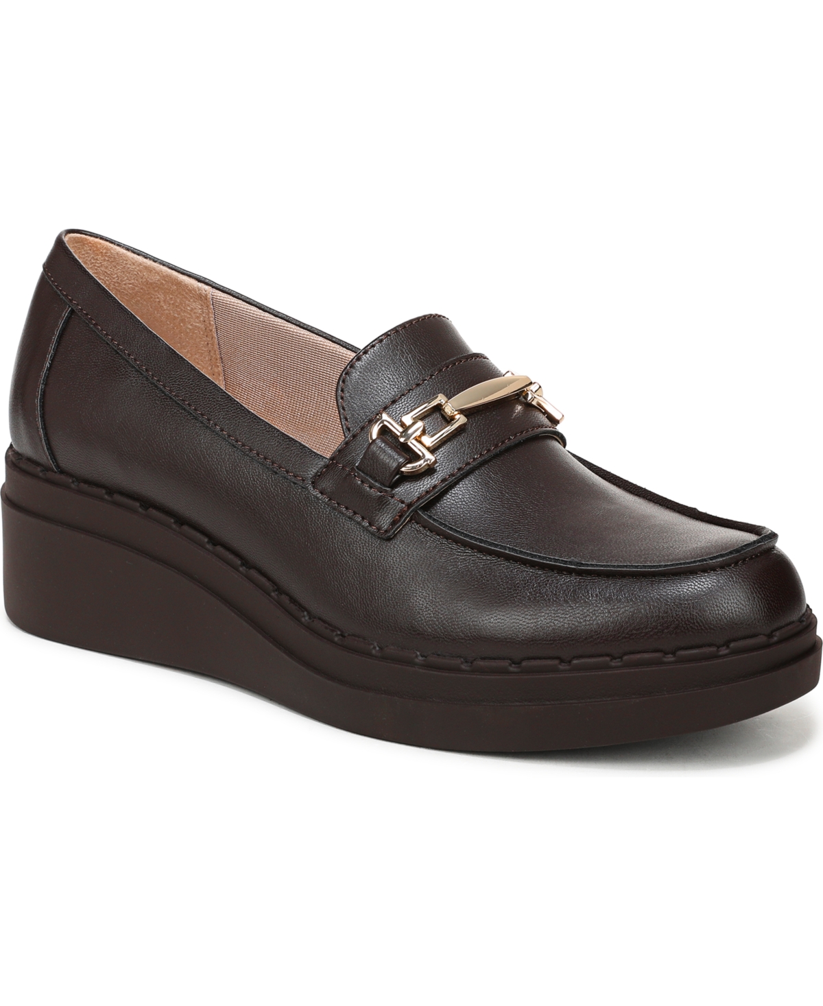 Click here for LifeStride Womens Dolce-Bit Wedge Loafer Shoes - D... prices