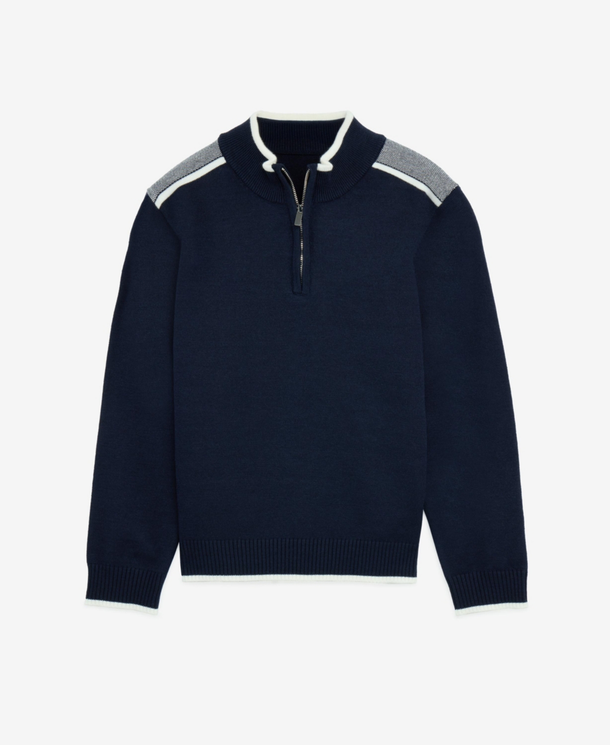 Click here for Raw X Boys Shoulder Detail Quarter-Zip Sweater - N... prices