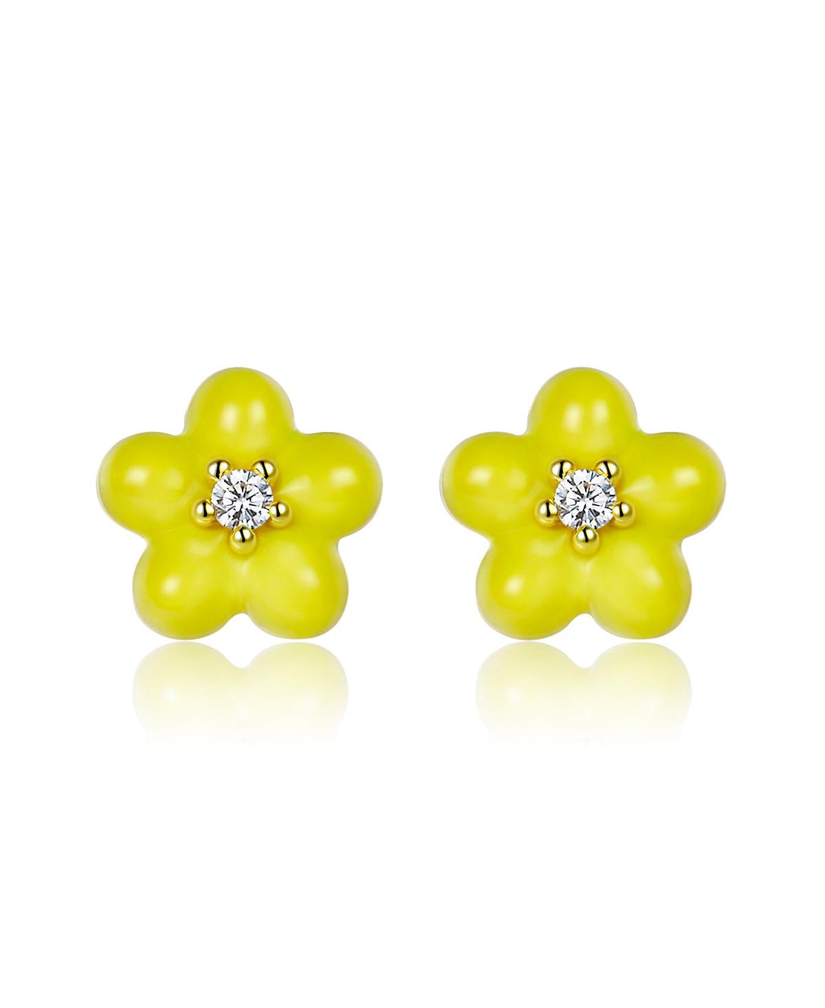 Click here for Anna Zuckerman Petit Daisy Yellow Earrings - Yello... prices