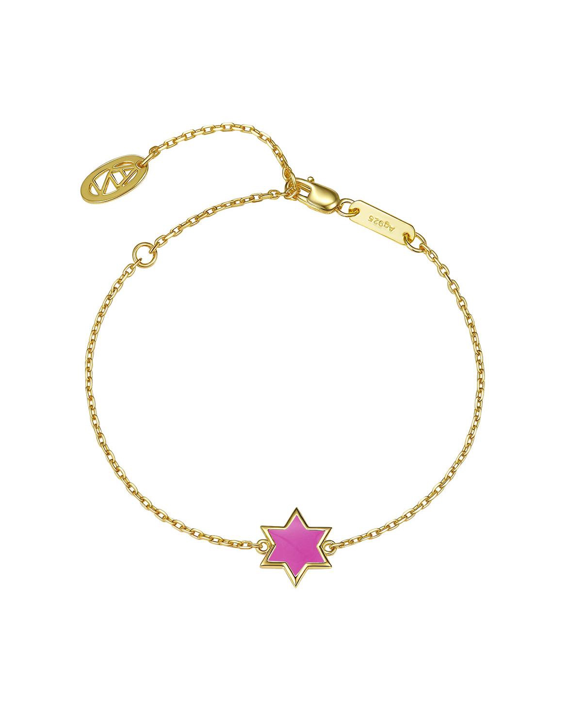 Click here for Anna Zuckerman Petit Star of David Bracelet in Ros... prices