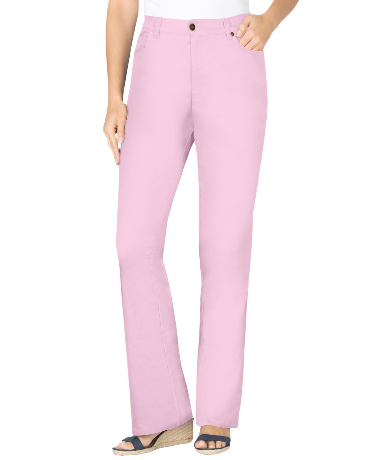 Click here for Woman Within Womens Within Tall Stretch Denim Five... prices