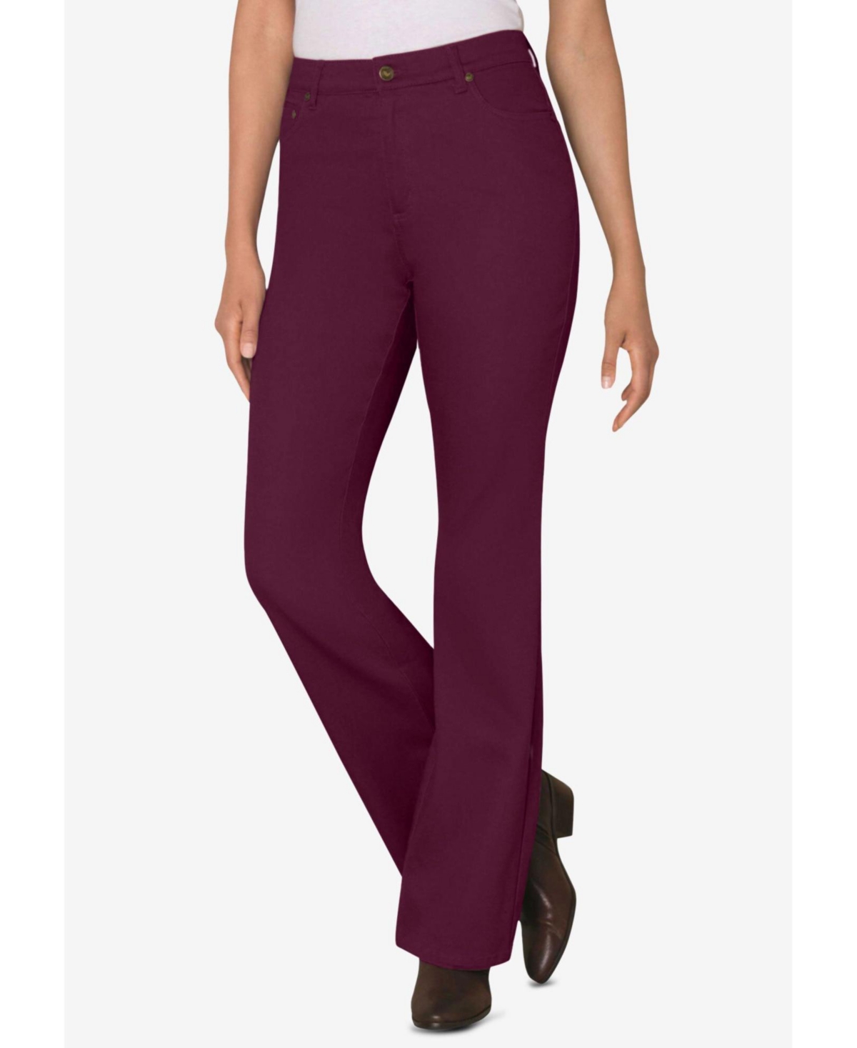 Click here for Woman Within Womens Within Tall Stretch Denim Five... prices