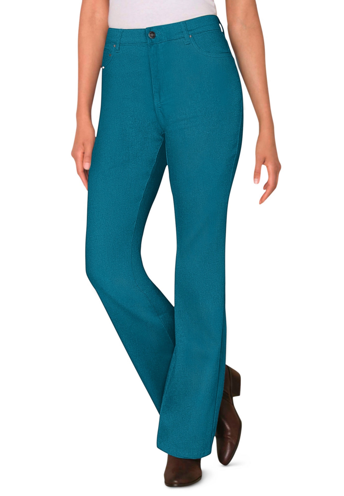 Click here for Woman Within Womens Within Tall Stretch Denim Five... prices