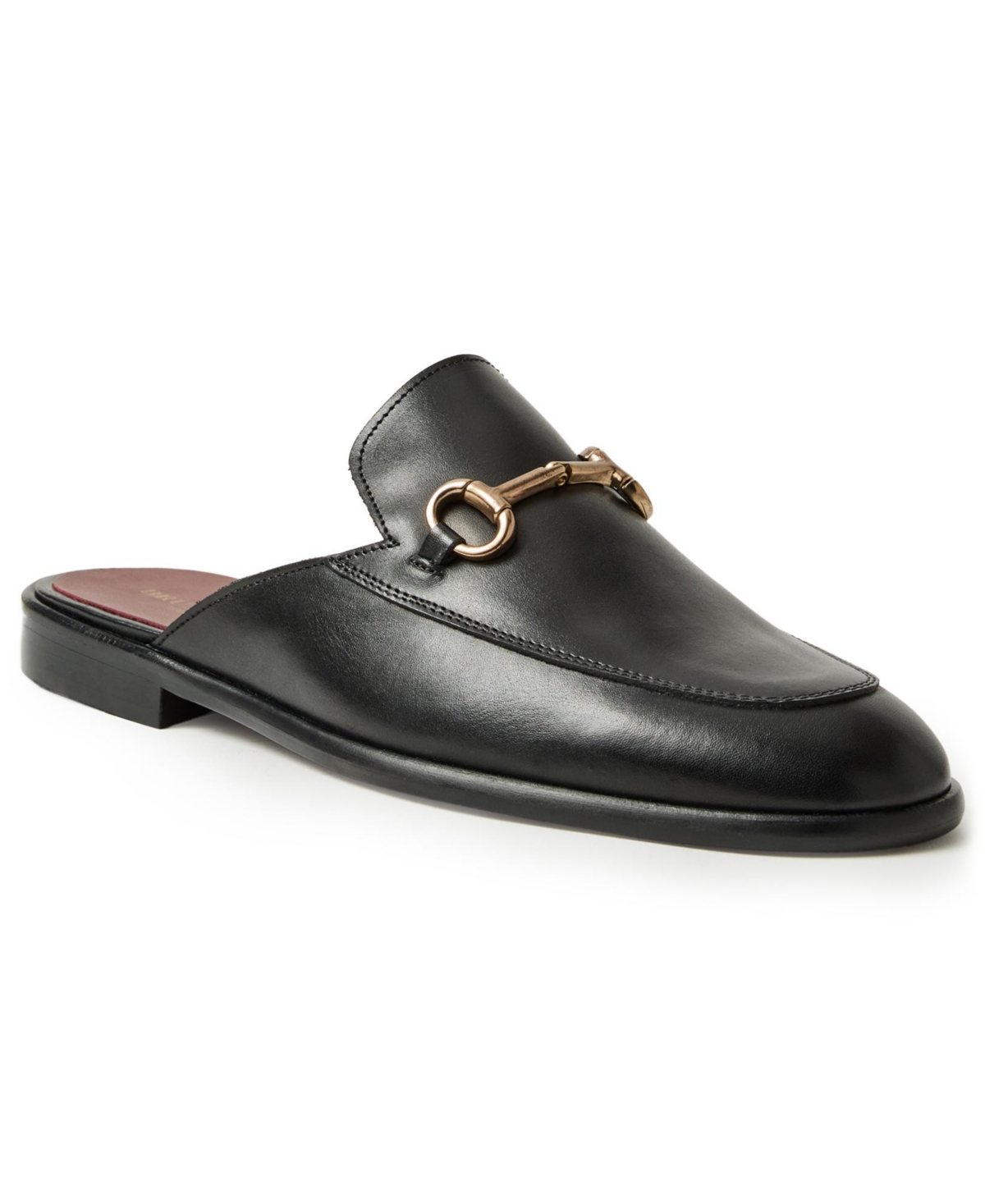 Click here for Bruno Magli Mens Miami Leather Bit Mule - Black Le... prices
