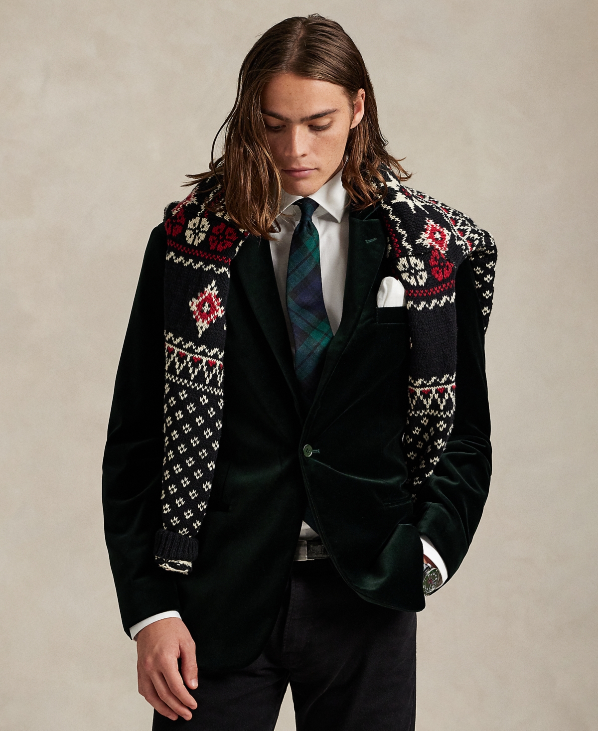 Click here for Polo Ralph Lauren Mens Modern Velvet Tuxedo Jacket... prices