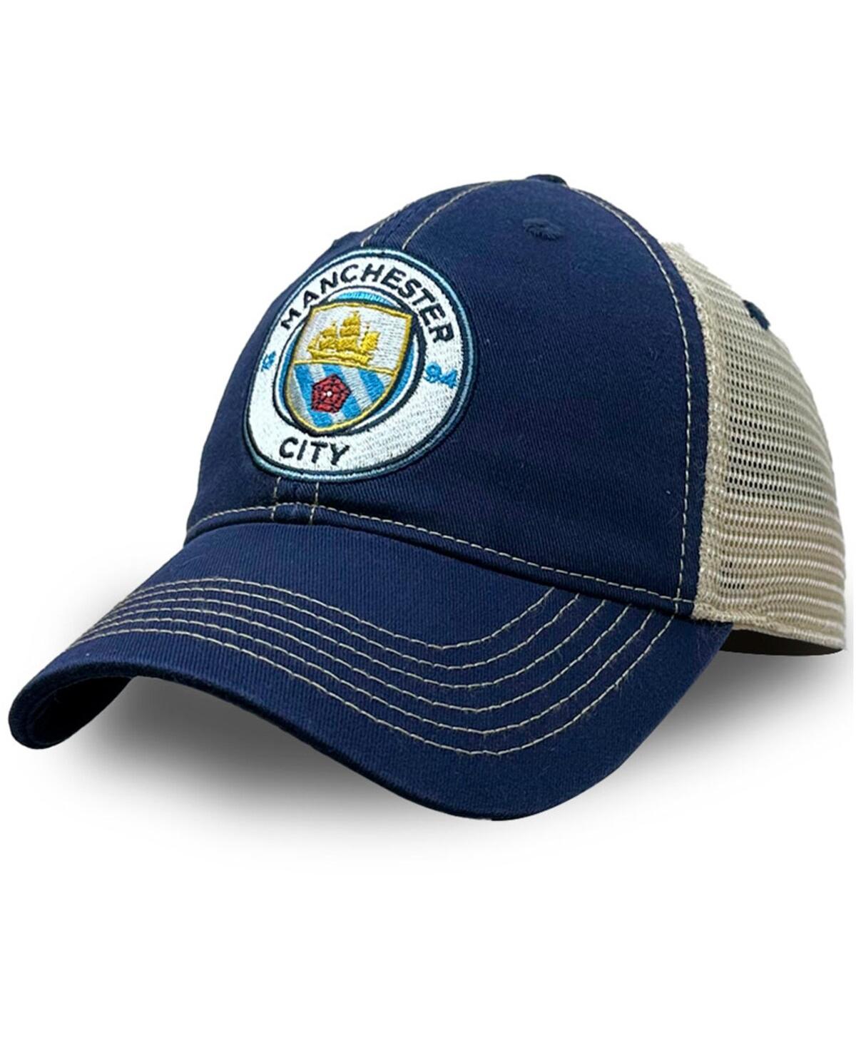 Click here for 1863FC Mens Navy Manchester City Trucker Adjustabl... prices
