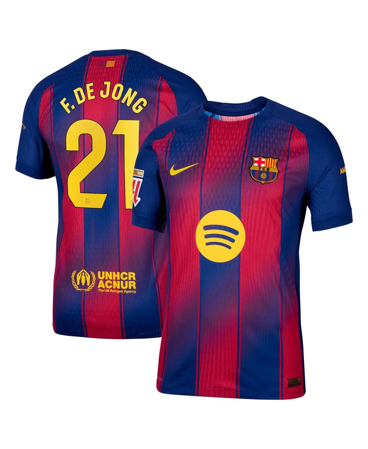 Click here for Nike Mens Frenkie de Jong Navy Barcelona 2025/26 H... prices