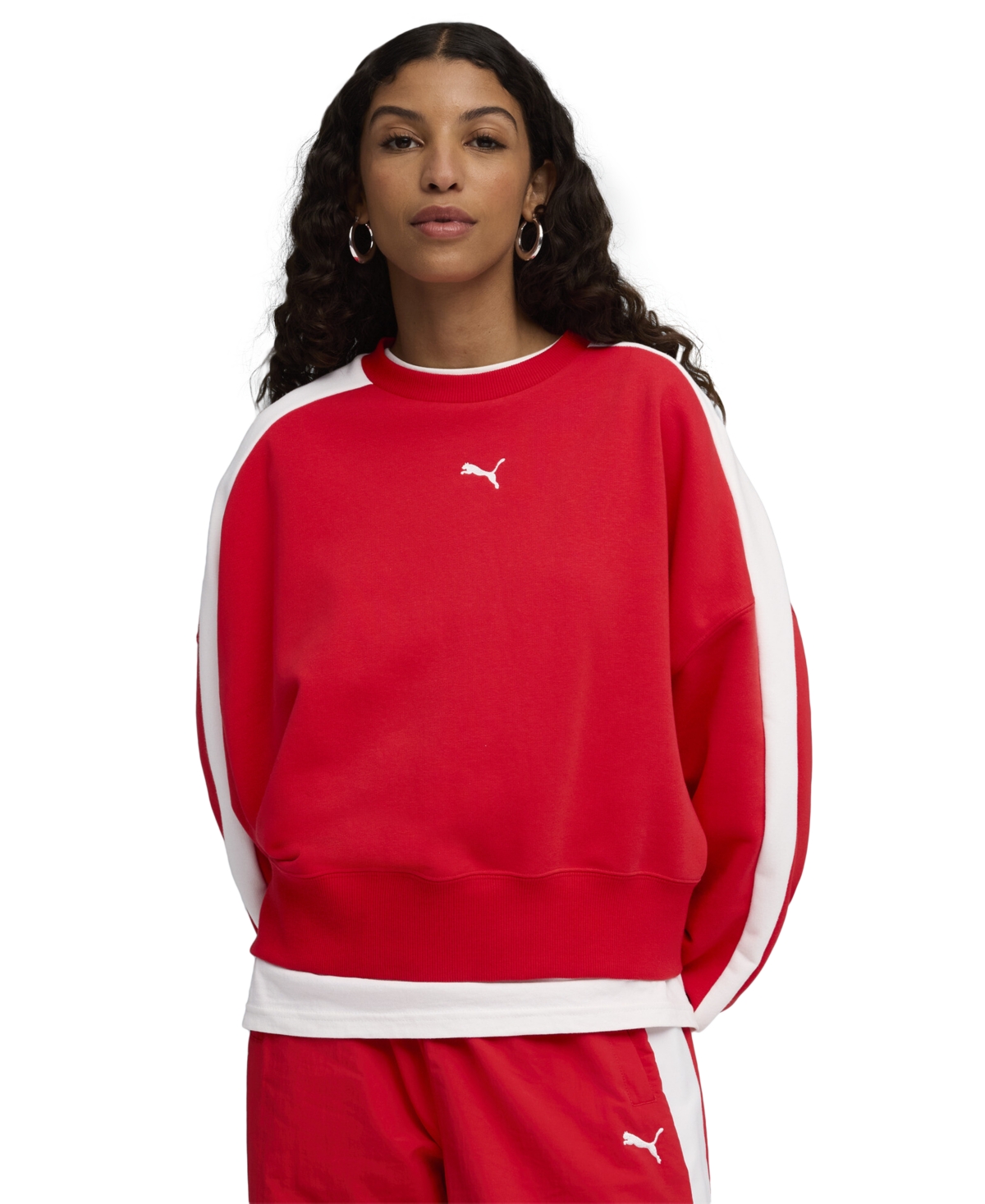 Click here for Puma Womens T7 Over Oversized Crewneck Sweatshirt... prices