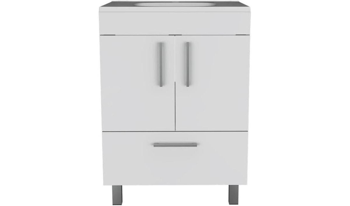 Click here for Tuhome Velloc 24 Bathroom Vanity White White Mdf -... prices