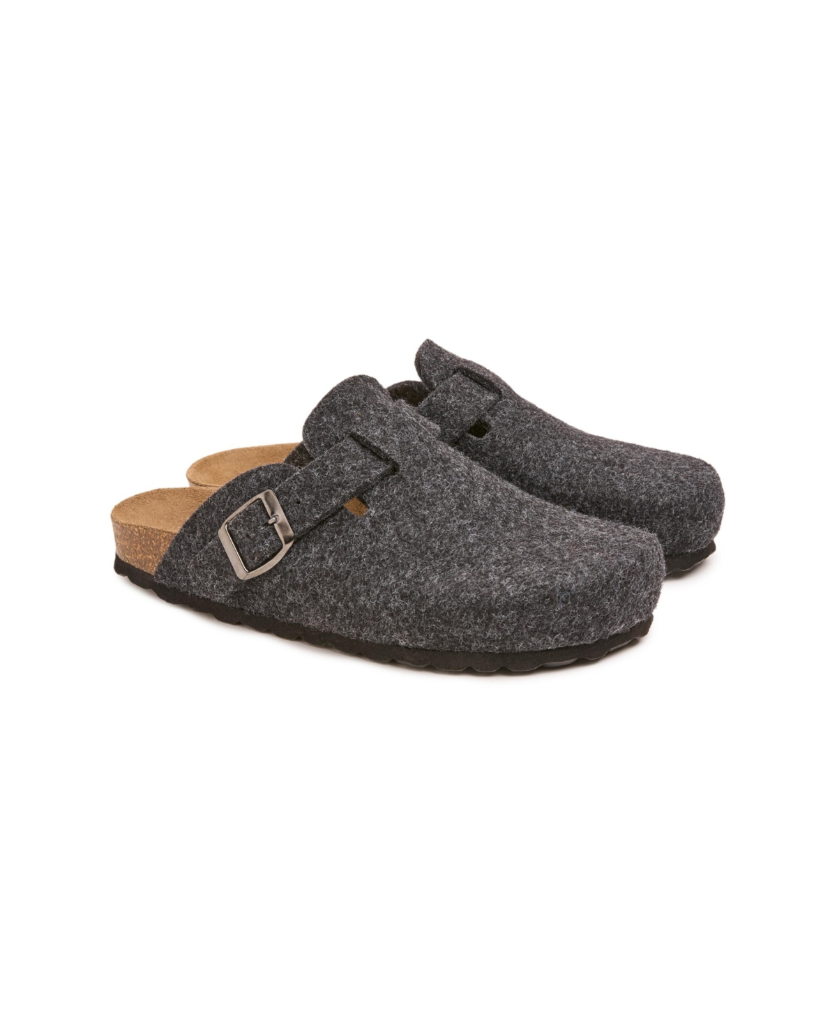Click here for Felt Buckle Clog - Charcoal prices