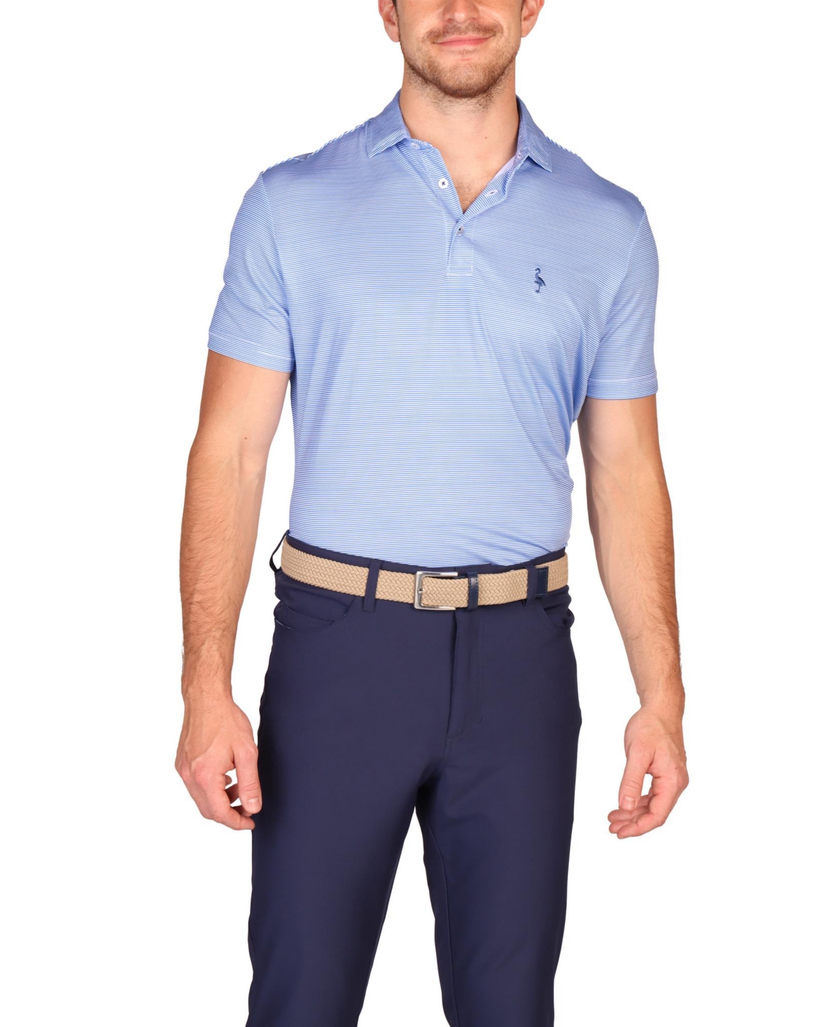 Click here for Tailorbyrd Mens Gameplay Performance Polo - Stripe... prices