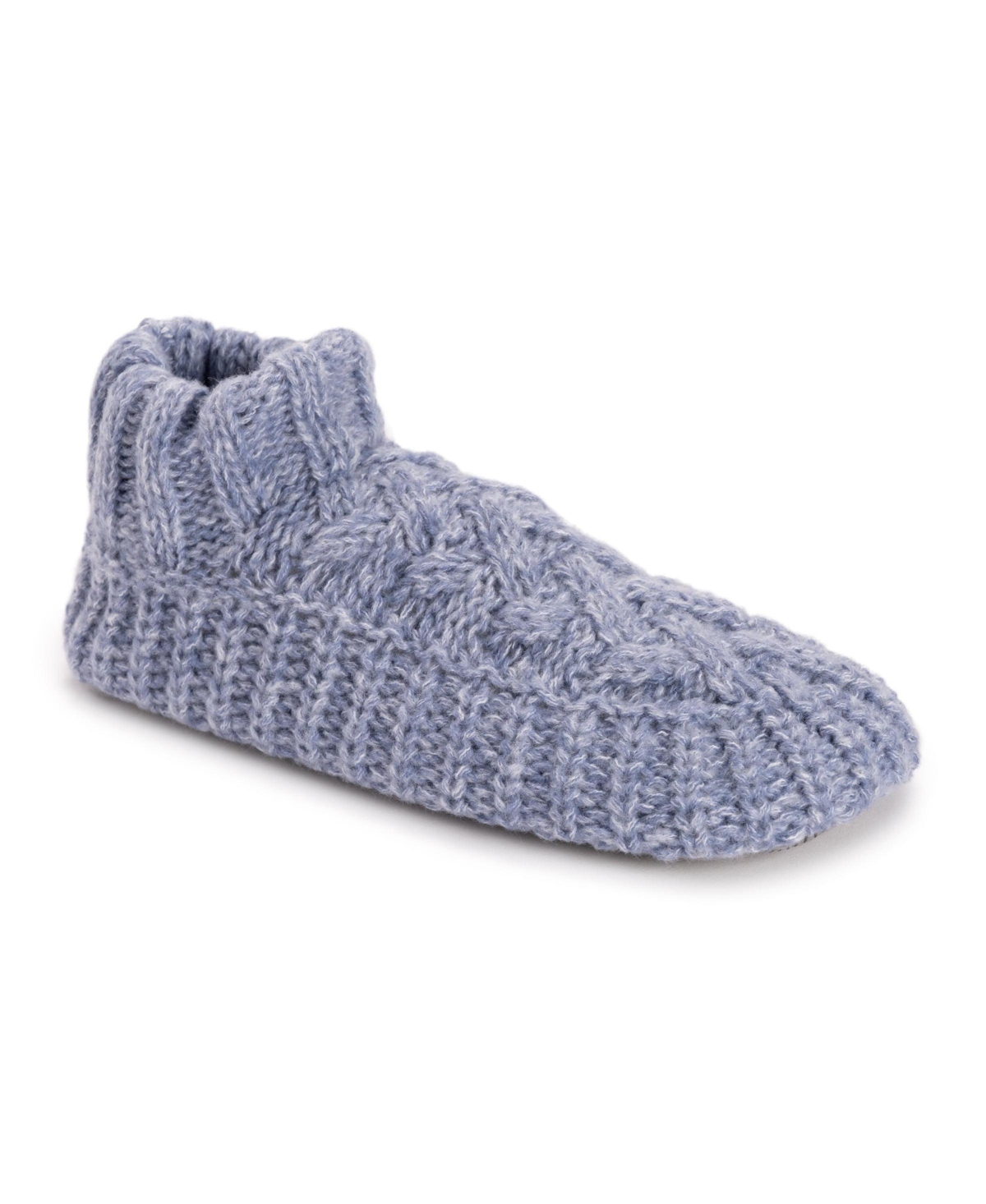 Click here for Muk Luks Womens Sweater Cuff Bootie - Moonstone prices