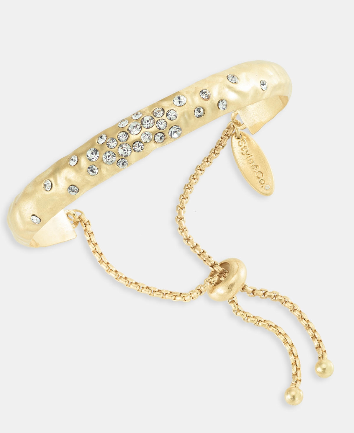 Click here for Style & Co Pave Bangle Slider Bracelet  Macys Excl... prices