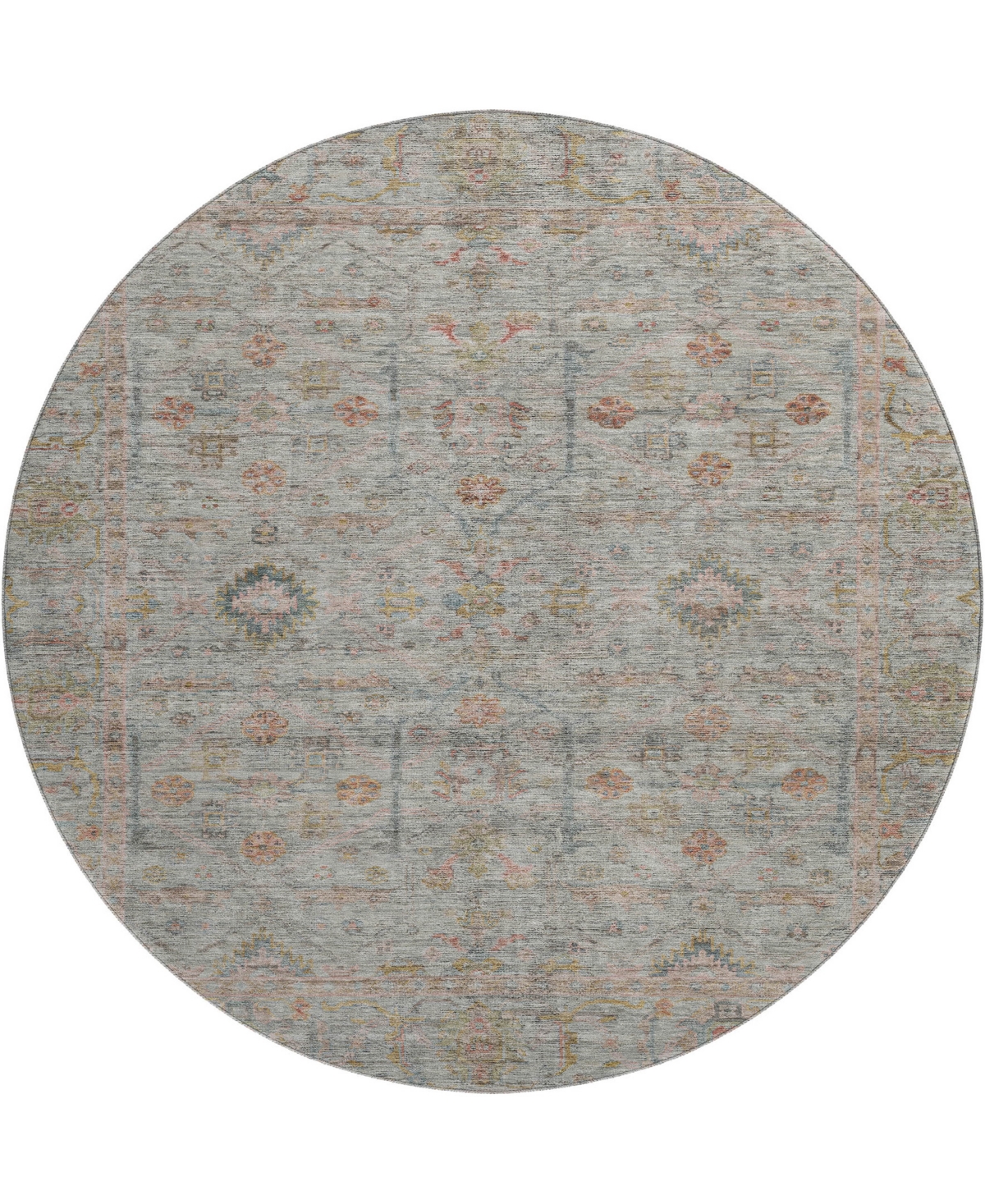 Click here for Dalyn Ravenna RN5 8x8 Round Area Rug - Taupe prices