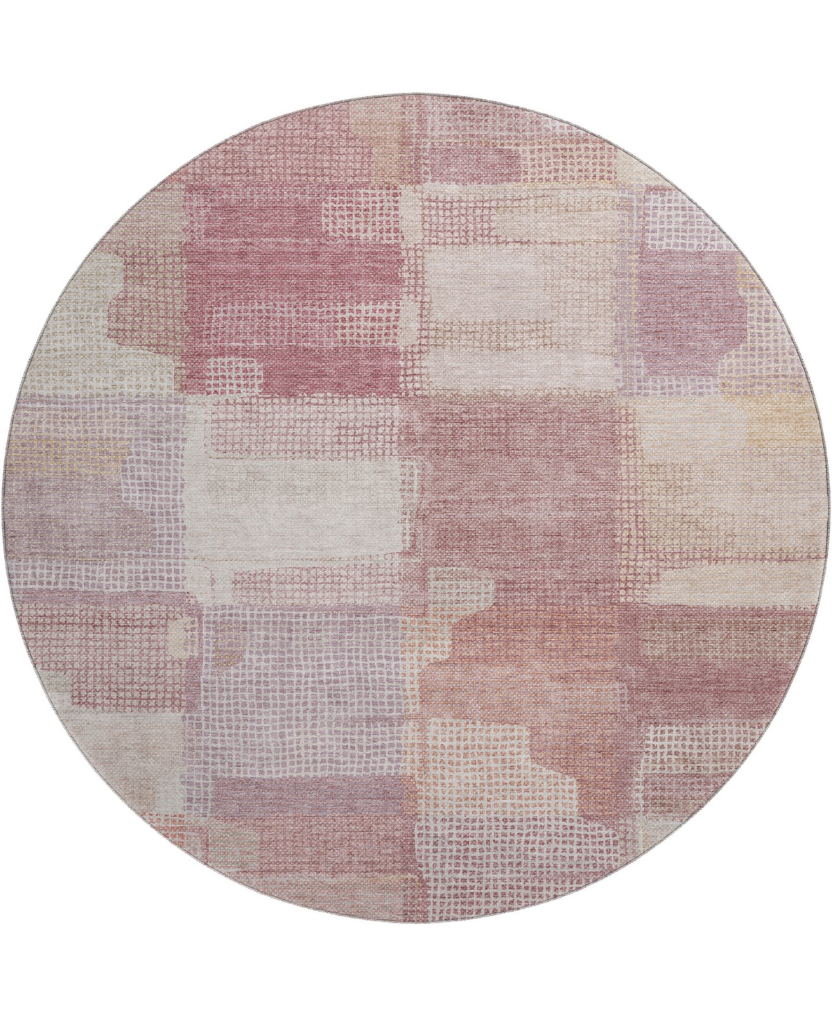 Click here for Dalyn Ravenna RN10 8x8 Round Area Rug - Rose  Beig... prices