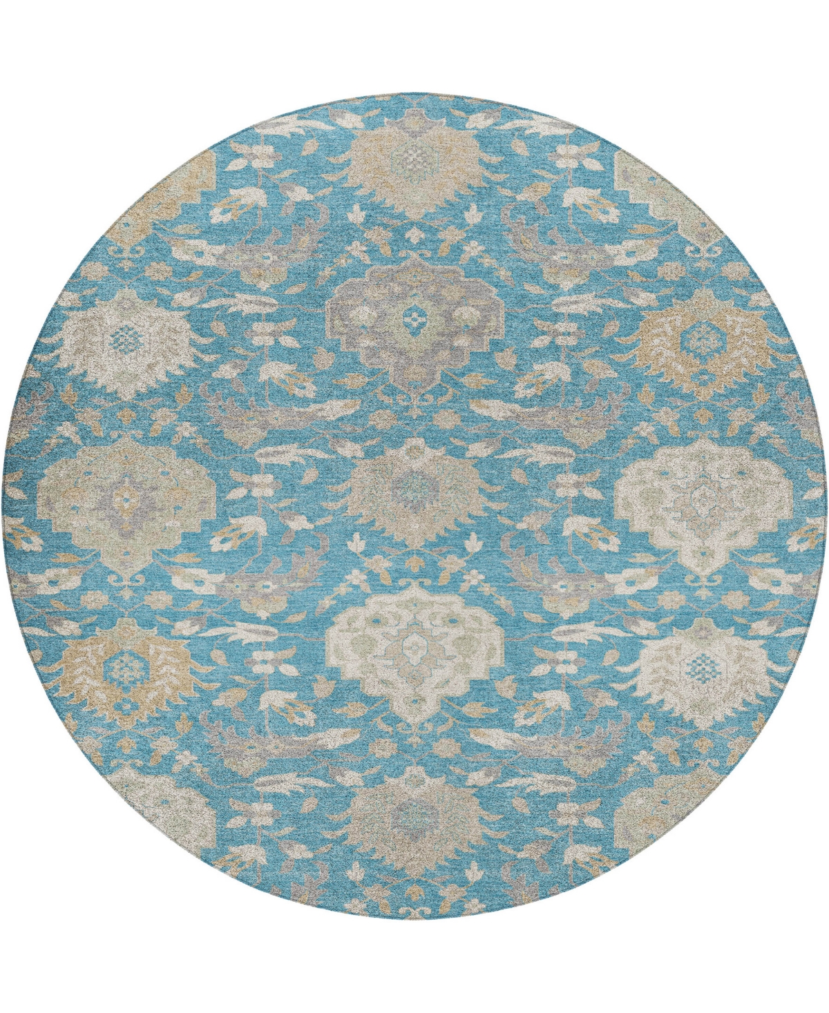 Click here for Dalyn Tabrook TB4 8x8 Round Area Rug - Blue prices