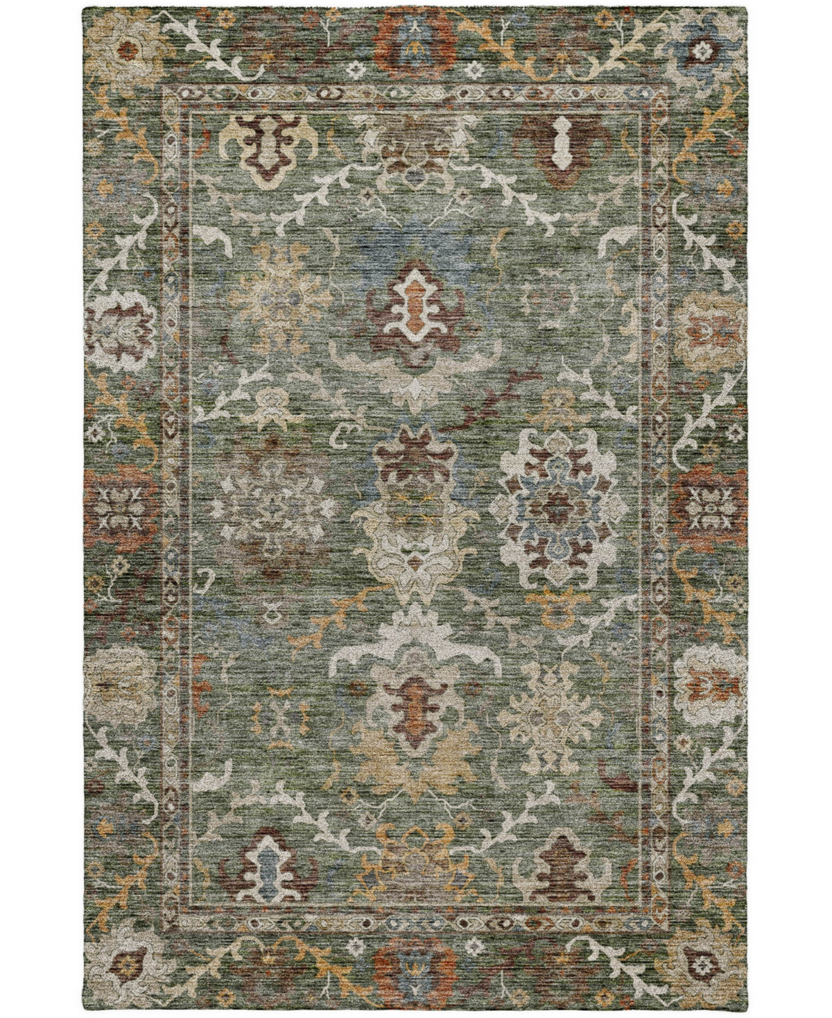 Click here for Dalyn Silk Road SR8 8x10 Area Rug - Sage  Brown prices