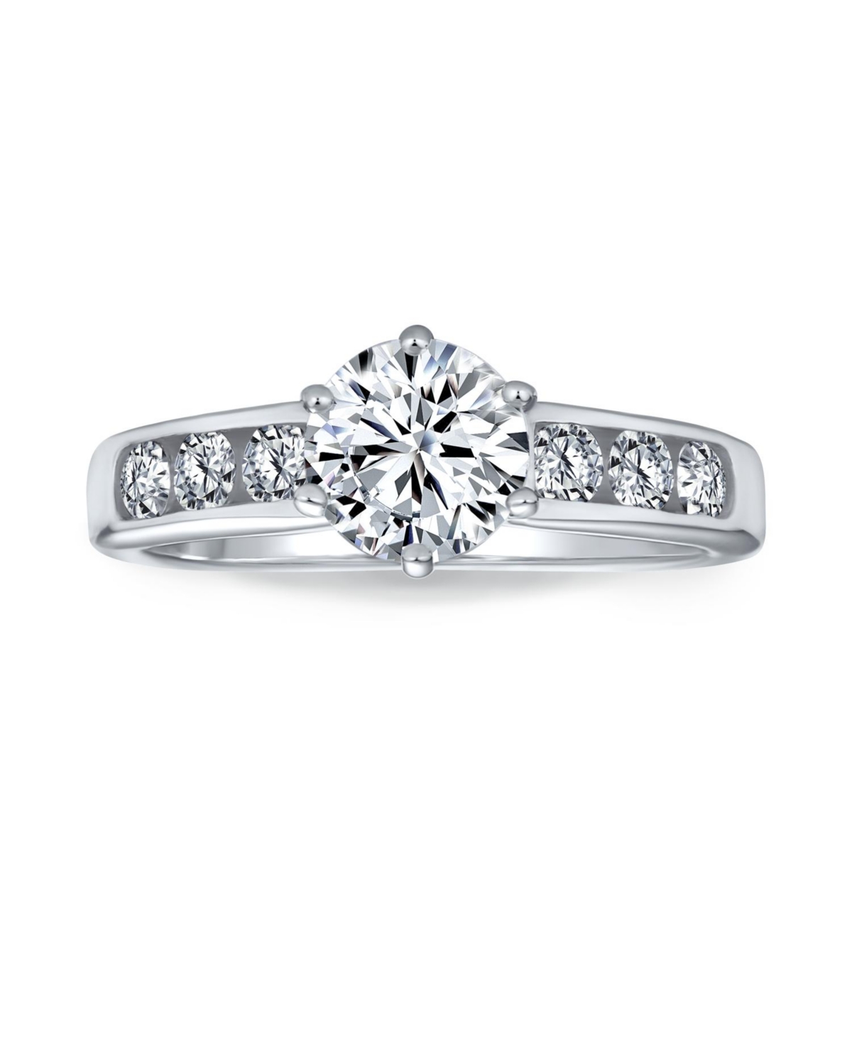 Click here for Bling Jewelry Classic 4CT Cz Round 6-Prong Solitai... prices