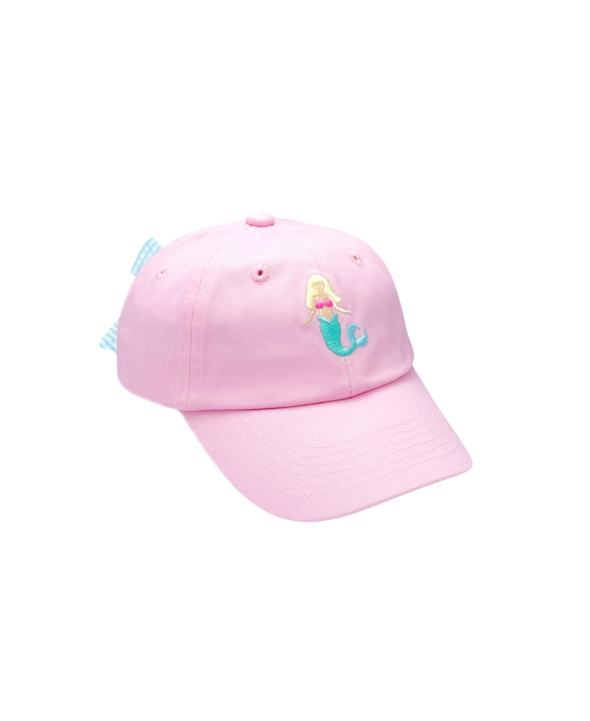 Click here for Bits & Bows Girls Mermaid Twill Bow Baseball Hat i... prices