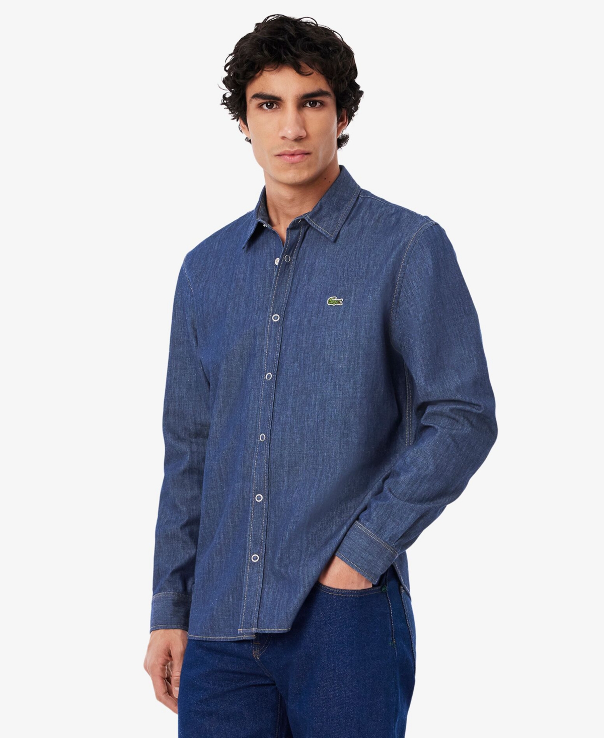Click here for Lacoste Mens Regular Fit Lightweight Shirt - Washe... prices