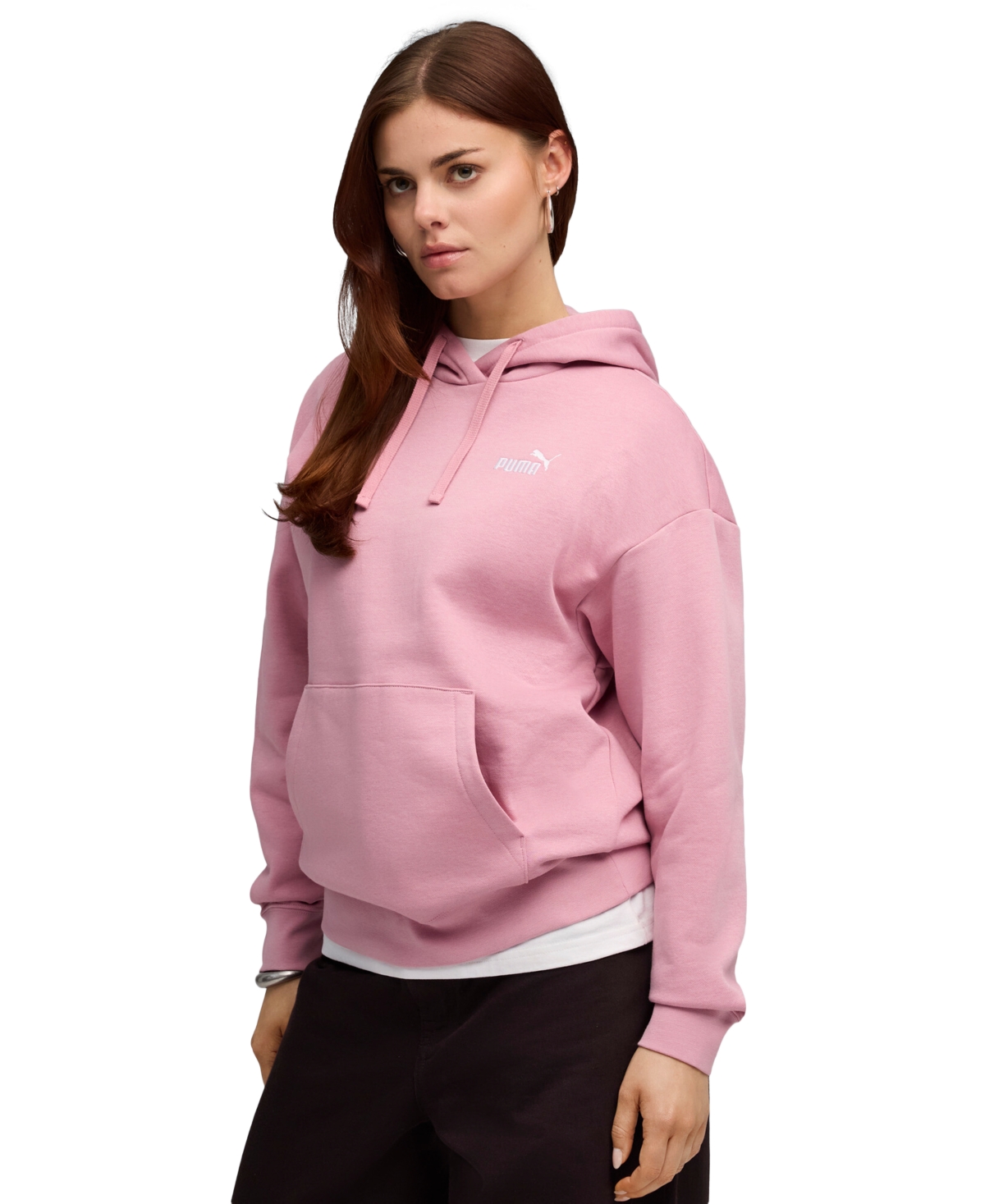 Click here for Puma Womens Essential Small No. 1 Logo Hoodie - Po... prices
