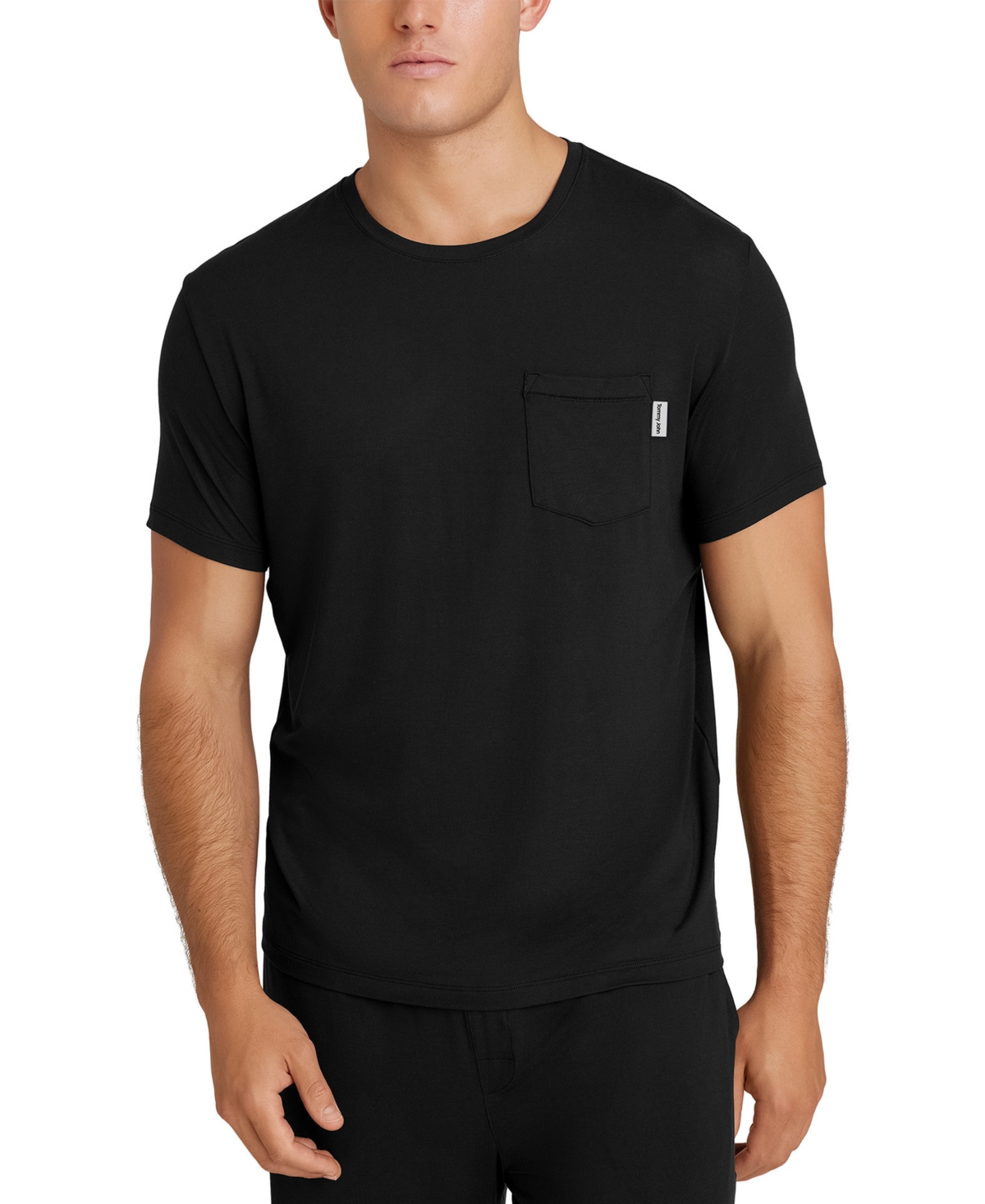 Click here for Tommy John Mens Second Skin Crewneck T-Shirt - Bla... prices