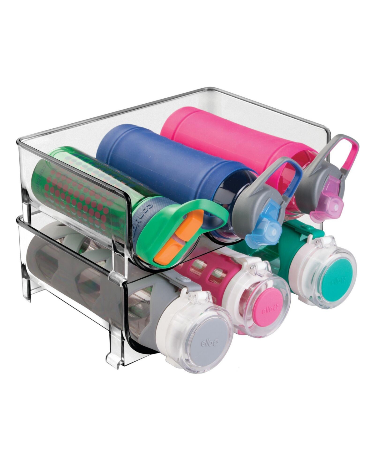 Click here for mDesign Plastic Free-Standing Stacking 3 Bottle St... prices