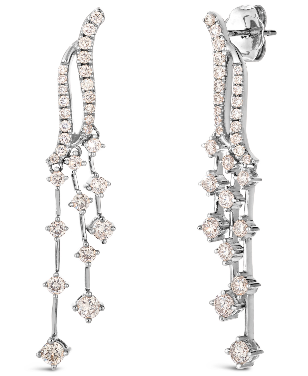 Click here for Le Vian Nude Diamond Dangling Drop Earrings (1 ct.... prices