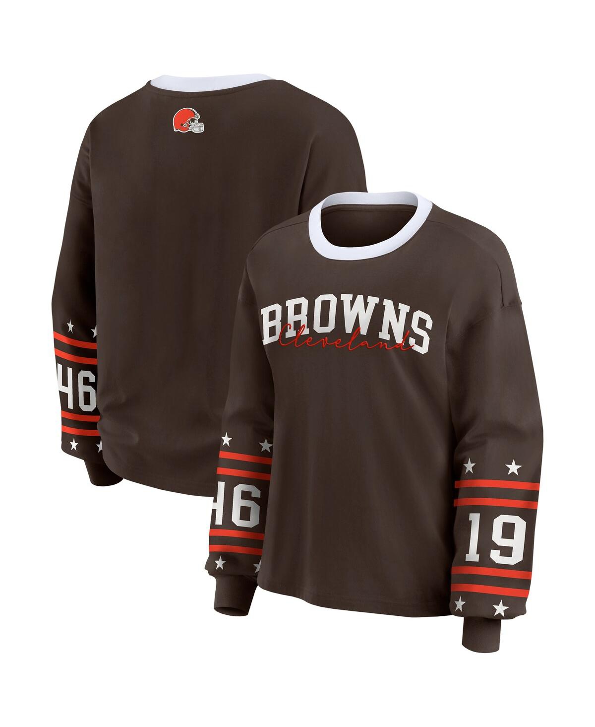 Click here for Wear by Erin Andrews Womens Brown Cleveland Browns... prices
