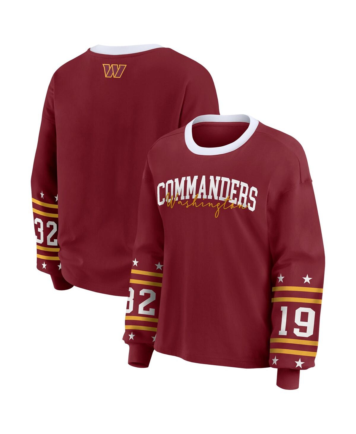Click here for Wear by Erin Andrews Womens Burgundy Washington Co... prices
