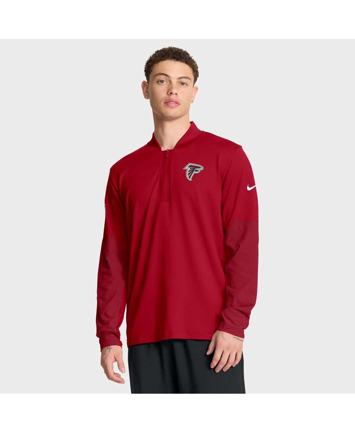Click here for Nike Mens Red Atlanta Falcons Sideline Dri-fit Hal... prices