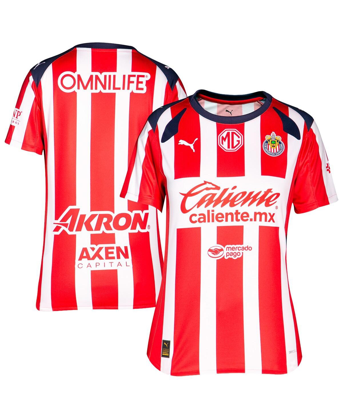Click here for Puma Womens Red Chivas 2025/26 Home Replica Jersey... prices