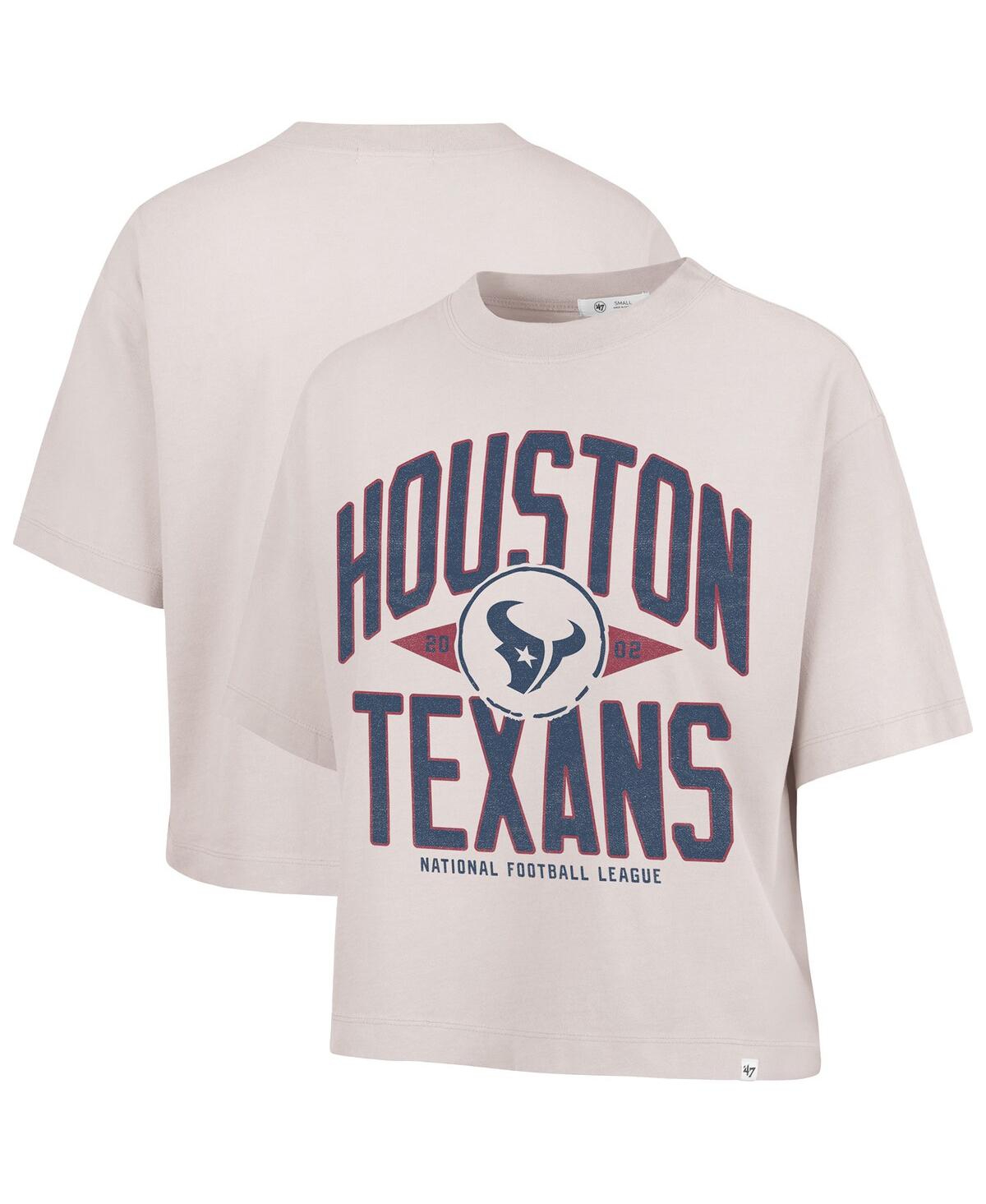 Click here for 47 Womens Brand Natural Houston Texans Cropped Win... prices