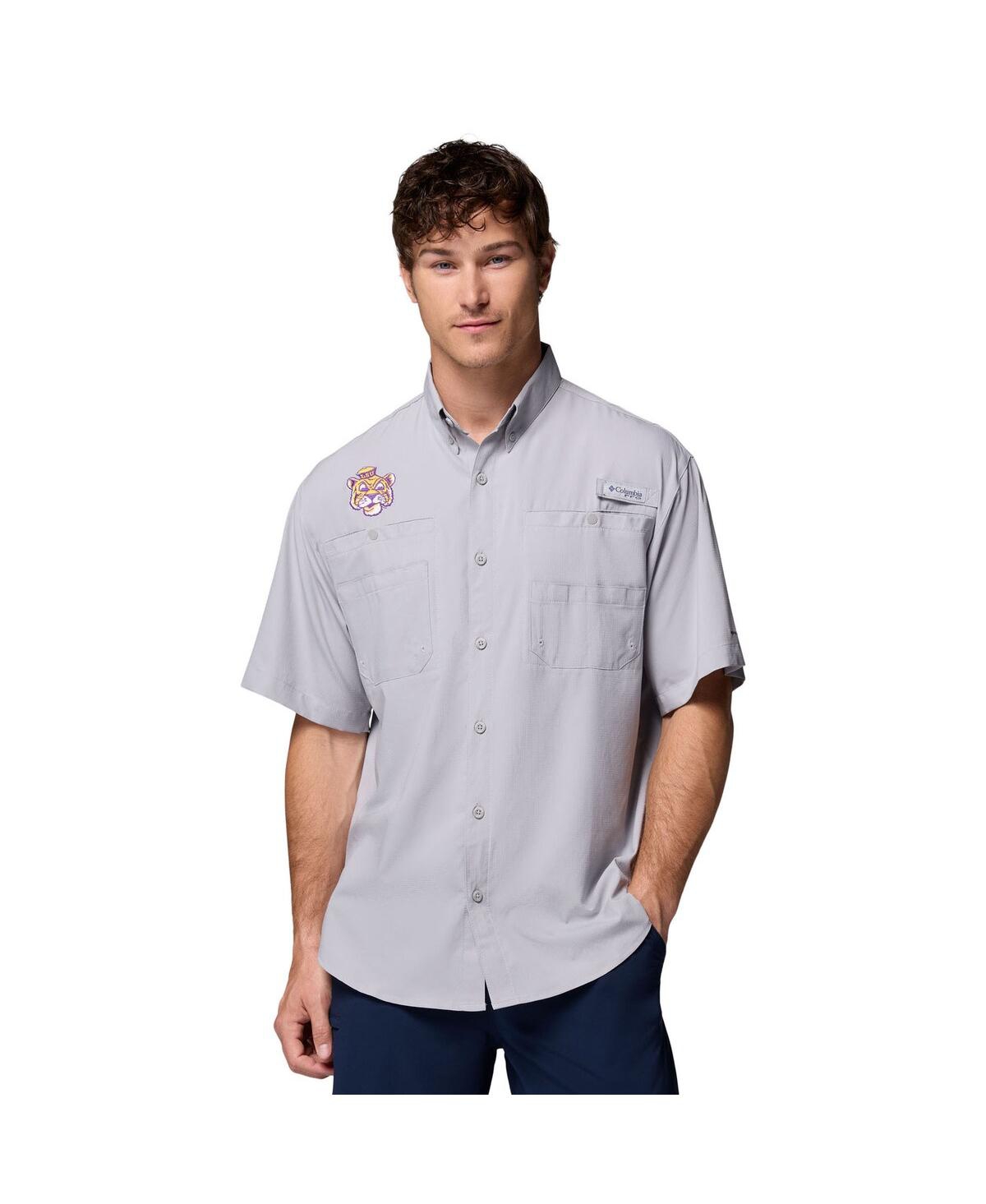 Click here for Columbia Mens Gray Lsu Tigers Tamiami Omni-Shade B... prices