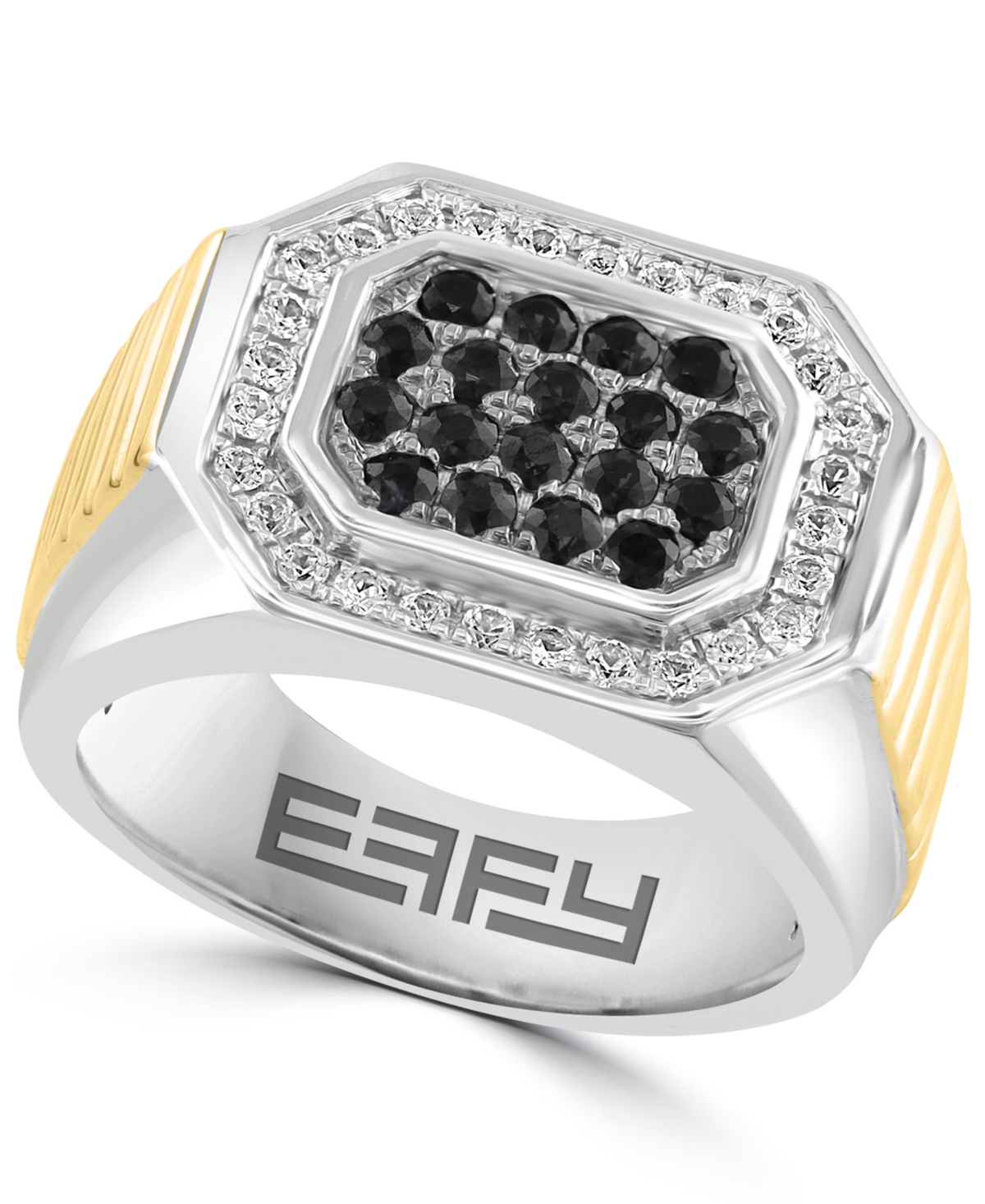 Click here for Effy Collection Mens Diamond (1/3 ct. t.w.) and Bl... prices