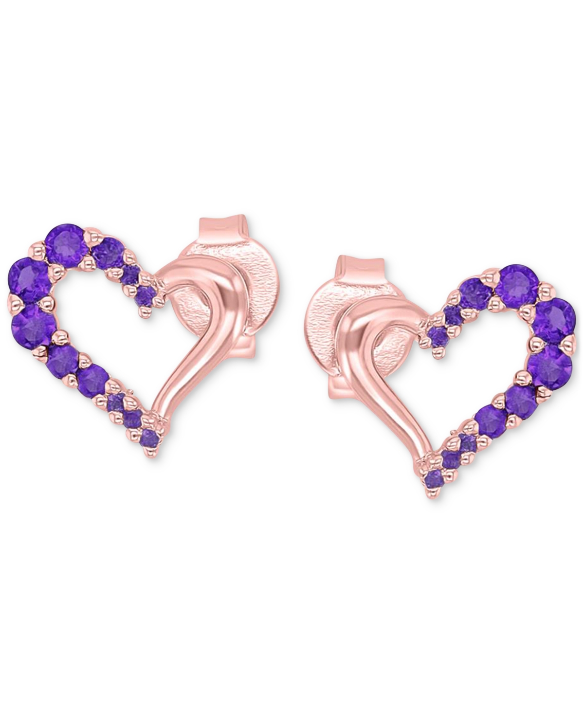 Click here for Macys Amethyst Stud Earrings (0.42 ct.t.w.) in 14k... prices