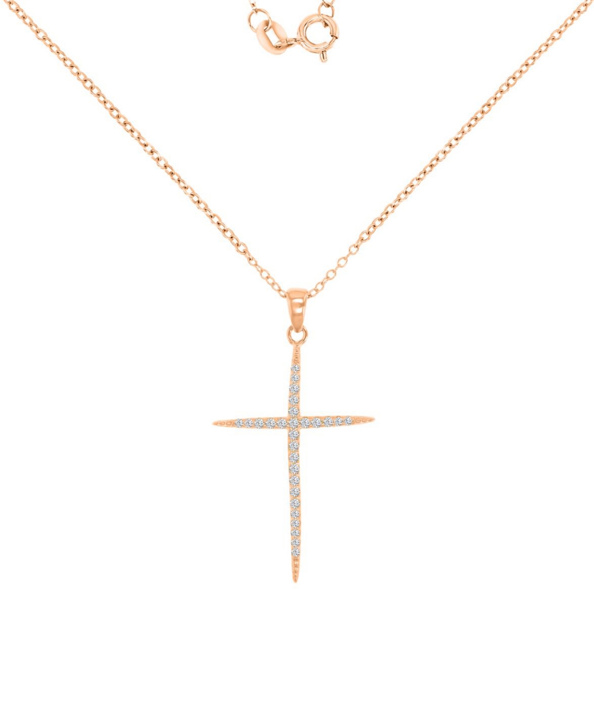 Click here for Macys Cubic Zirconia Necklace (0.303 ct.t.w.) in 1... prices