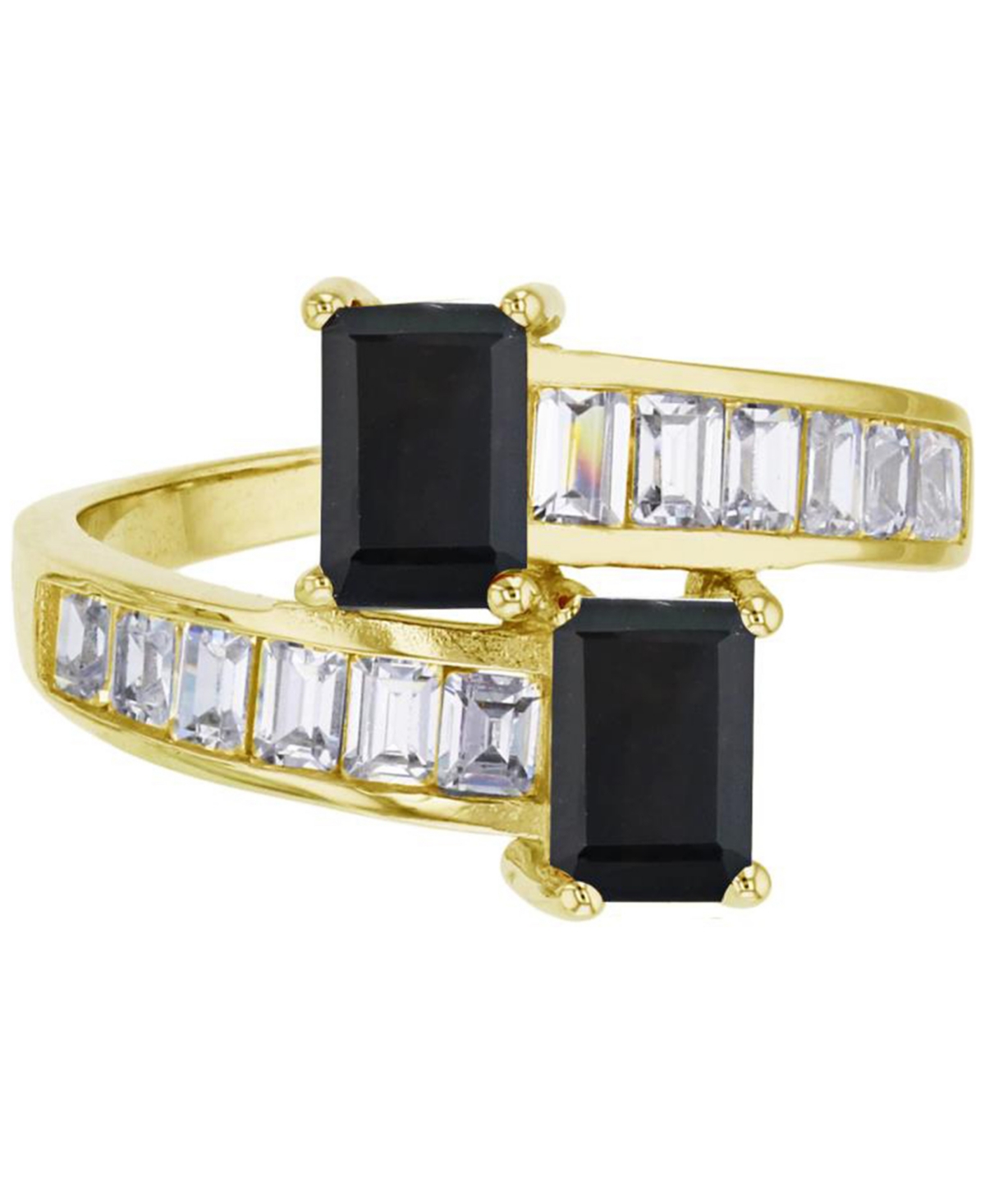 Click here for Macys Cubic Zirconia Two Stone Ring (3.188 ct. t.w... prices