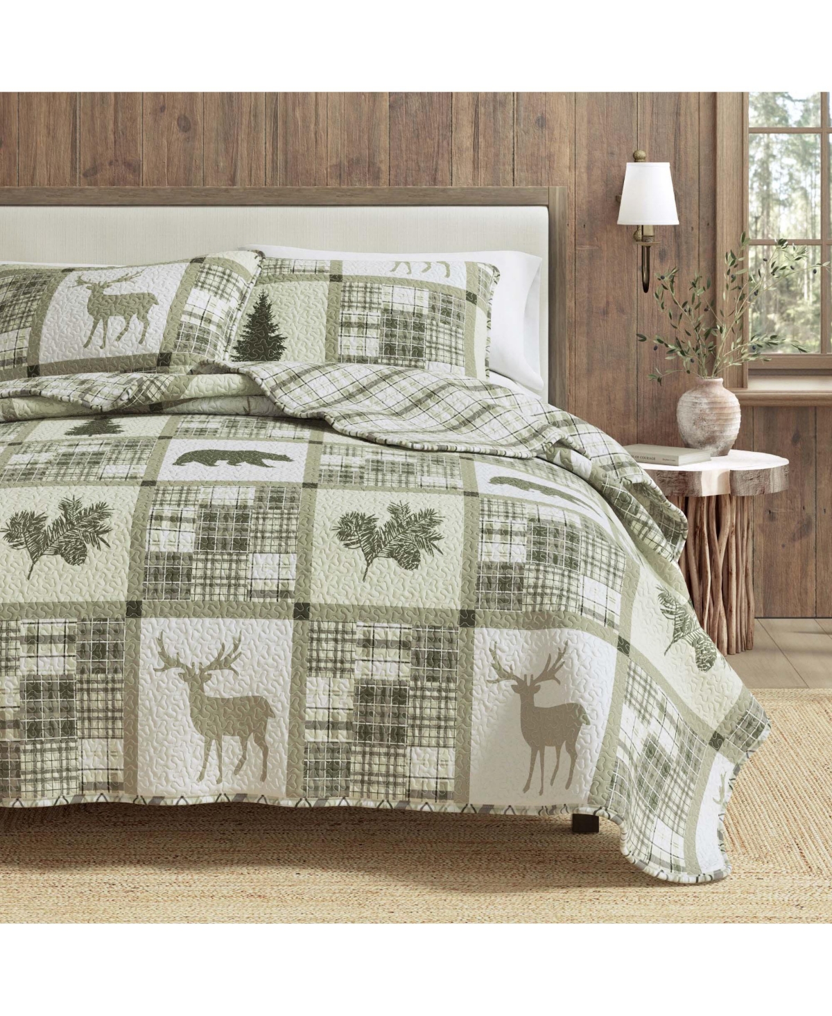 Click here for Linery & Co. Rustic Lodge All-Season Quilt Set - S... prices