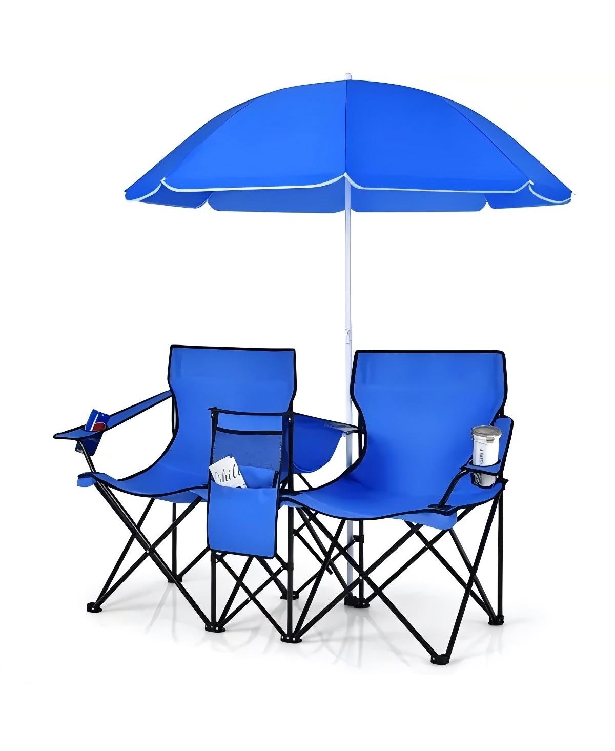 Click here for Sugif 2-Person Camping Chair with Adjustable Canop... prices