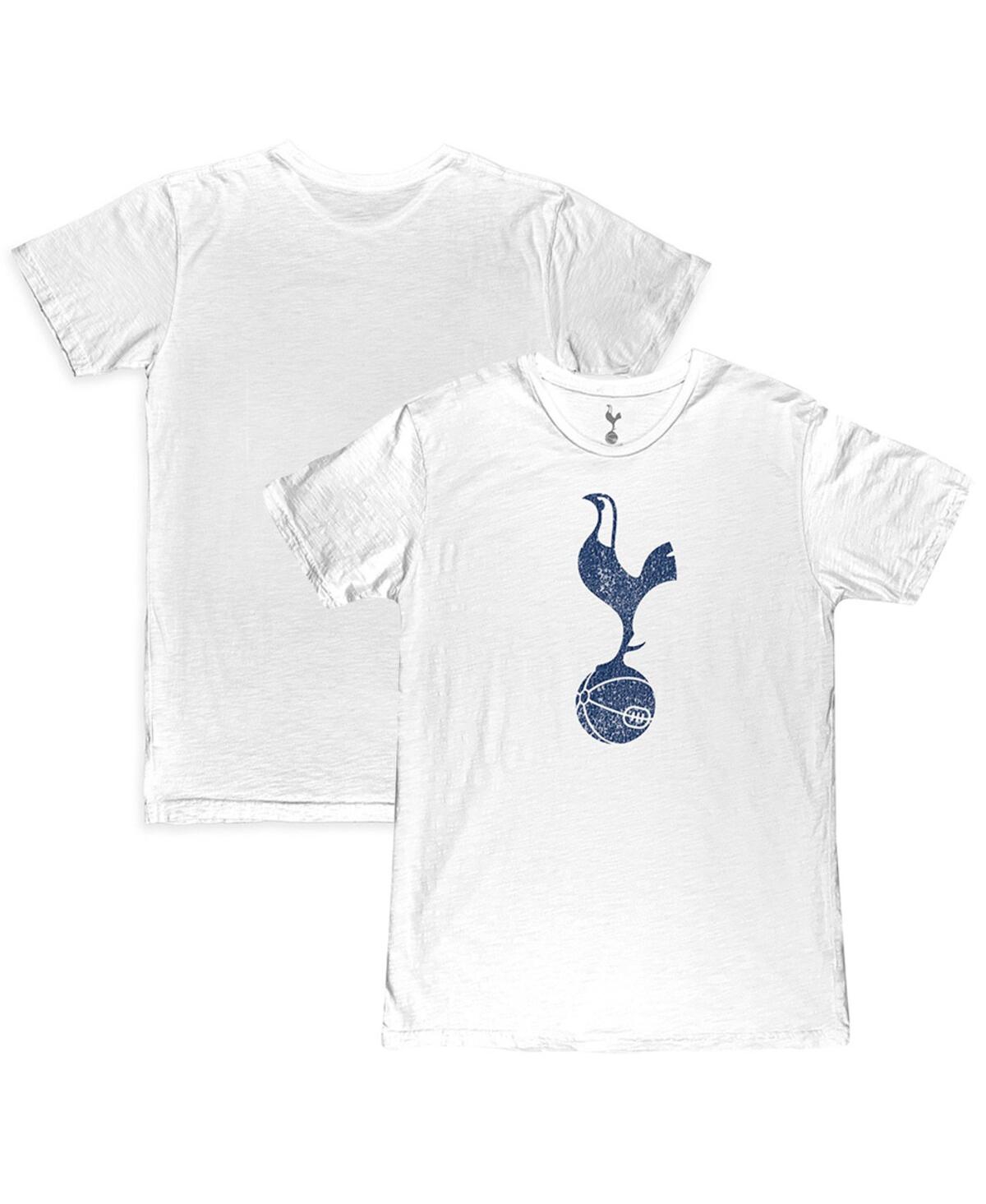 Click here for 1863FC Mens White Tottenham Hotspur Mono Crest Slu... prices