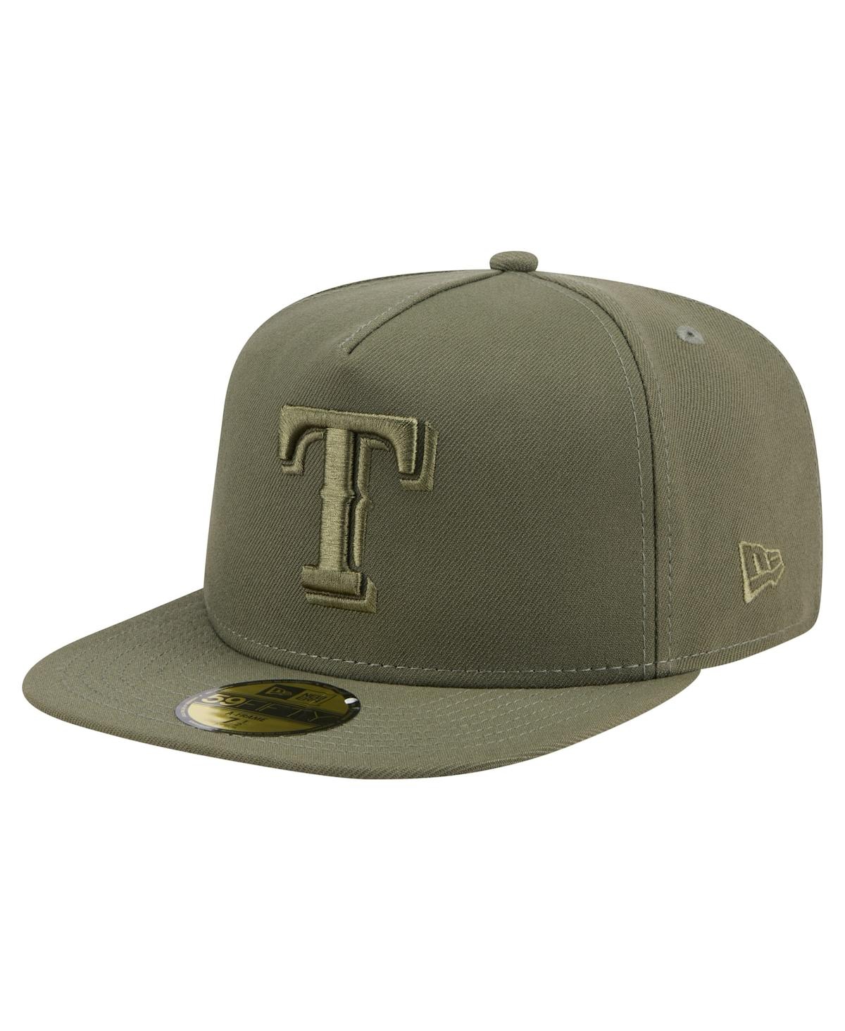 Click here for New Era Mens Olive Texas Rangers Color Pack A-Fram... prices