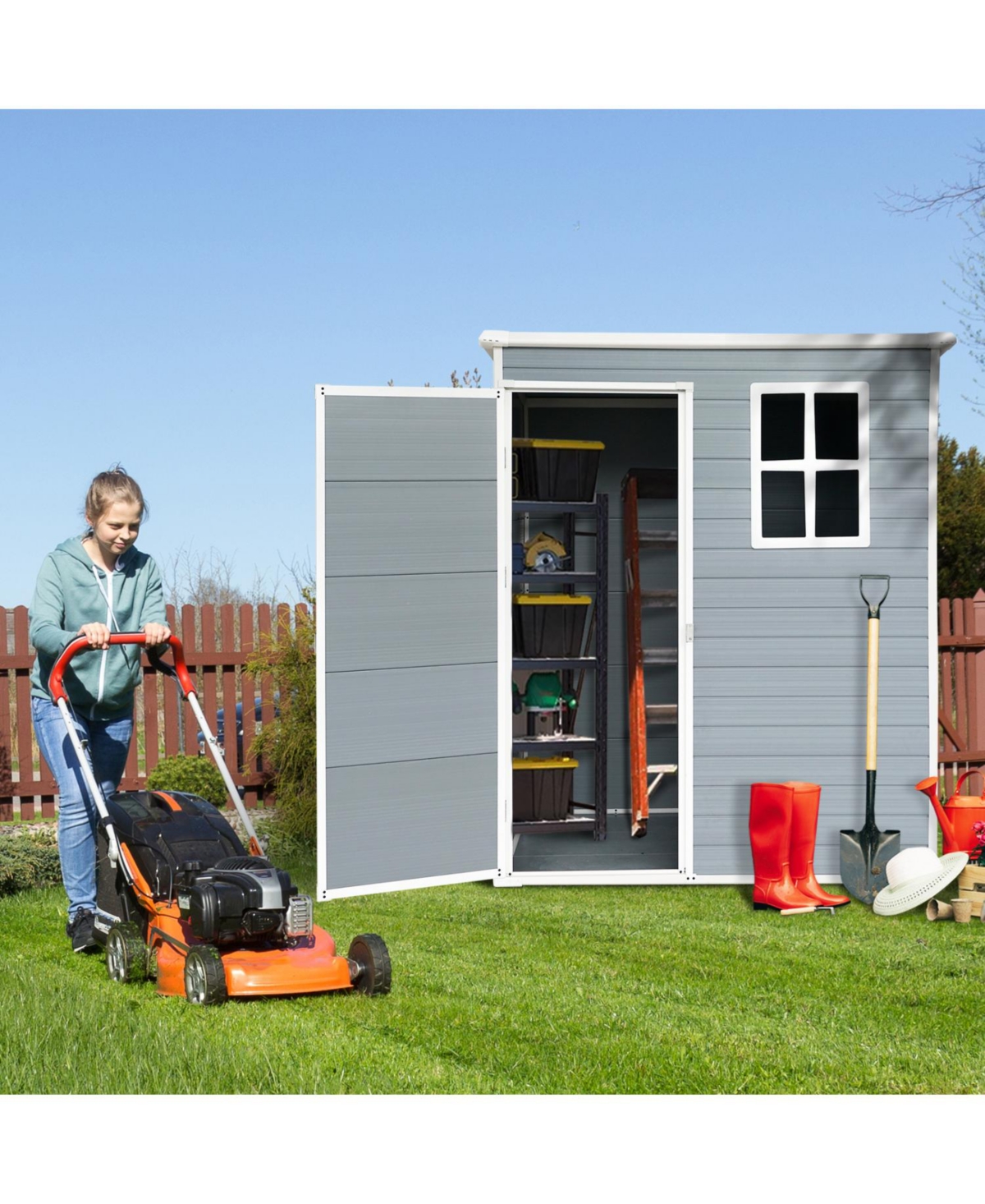 Click here for Streamdale Furniture 5x3 Resin Outdoor Storage She... prices