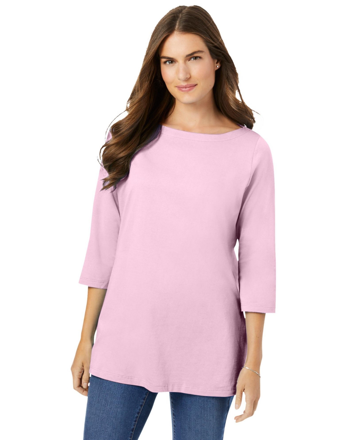 Click here for Woman Within Womens Within Perfect Three-Quarter S... prices